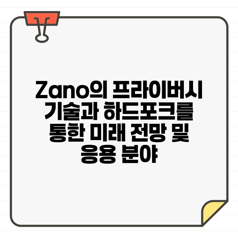 Zano의 프라이버시 기술과 하드포크를 통한 미래 전망 및 응용 분야 - COMZIP 매거진